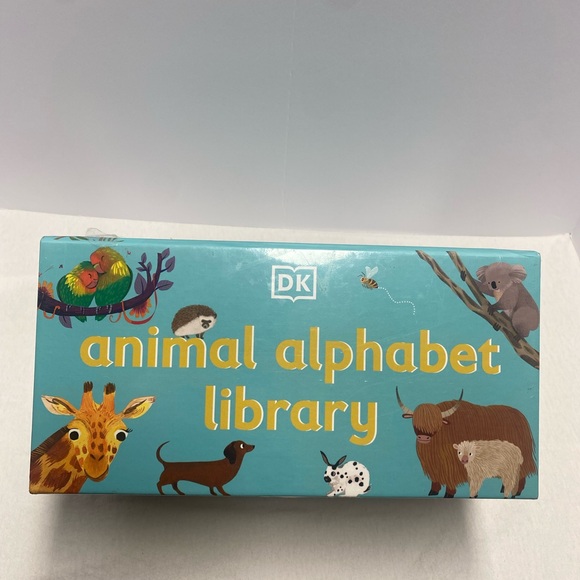 dk | Toys | Nwt Dk Animal Alphabet Library 26board Book Box Set | Poshmark